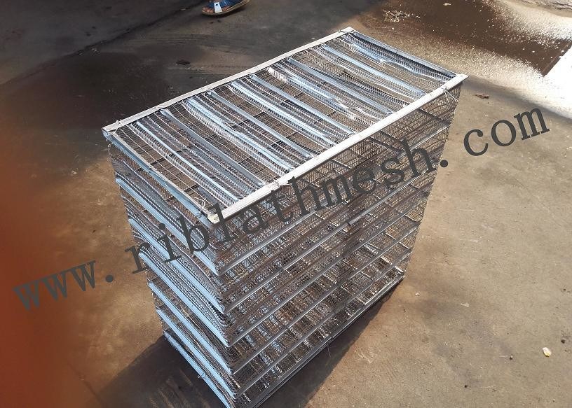 Galvanized Metal Rib Lath Box 0.3-0.4mm Thickness Silver Color Building ...