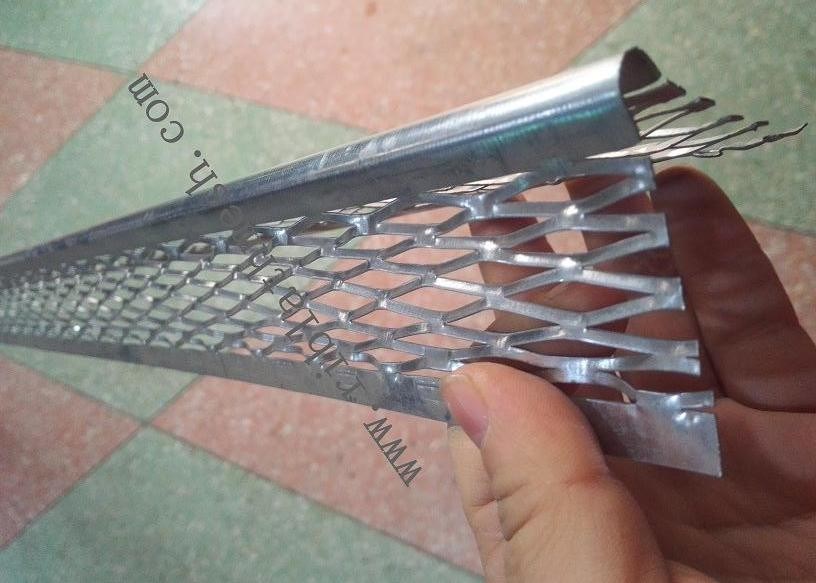 Galvanized Plaster Angle Bead , 55mm Wing Plaster Corner Bead With ...