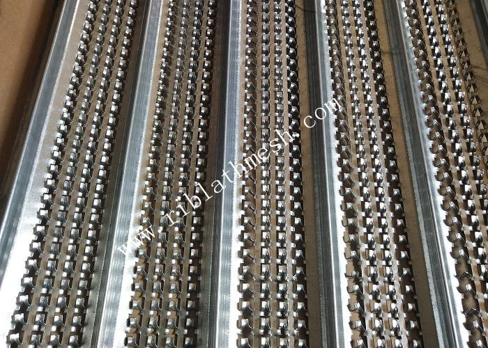 19mm Rib Height 2.5m Length Galvanized HY Rib Mesh U Patterns For ...