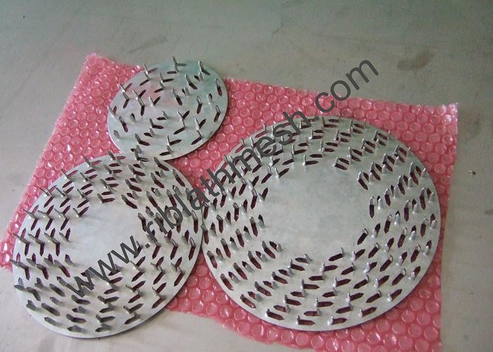 13.5mm Spikes Easy Press Timber Joining Plates Anti Split Plates Round ...