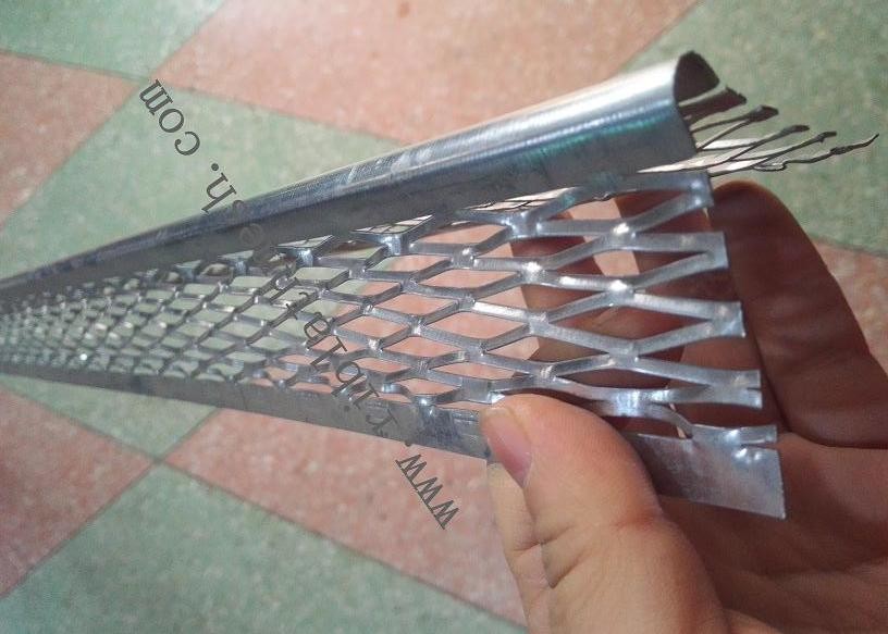 Galvanized Plaster Angle Bead , 55mm Wing Plaster Corner Bead With ...