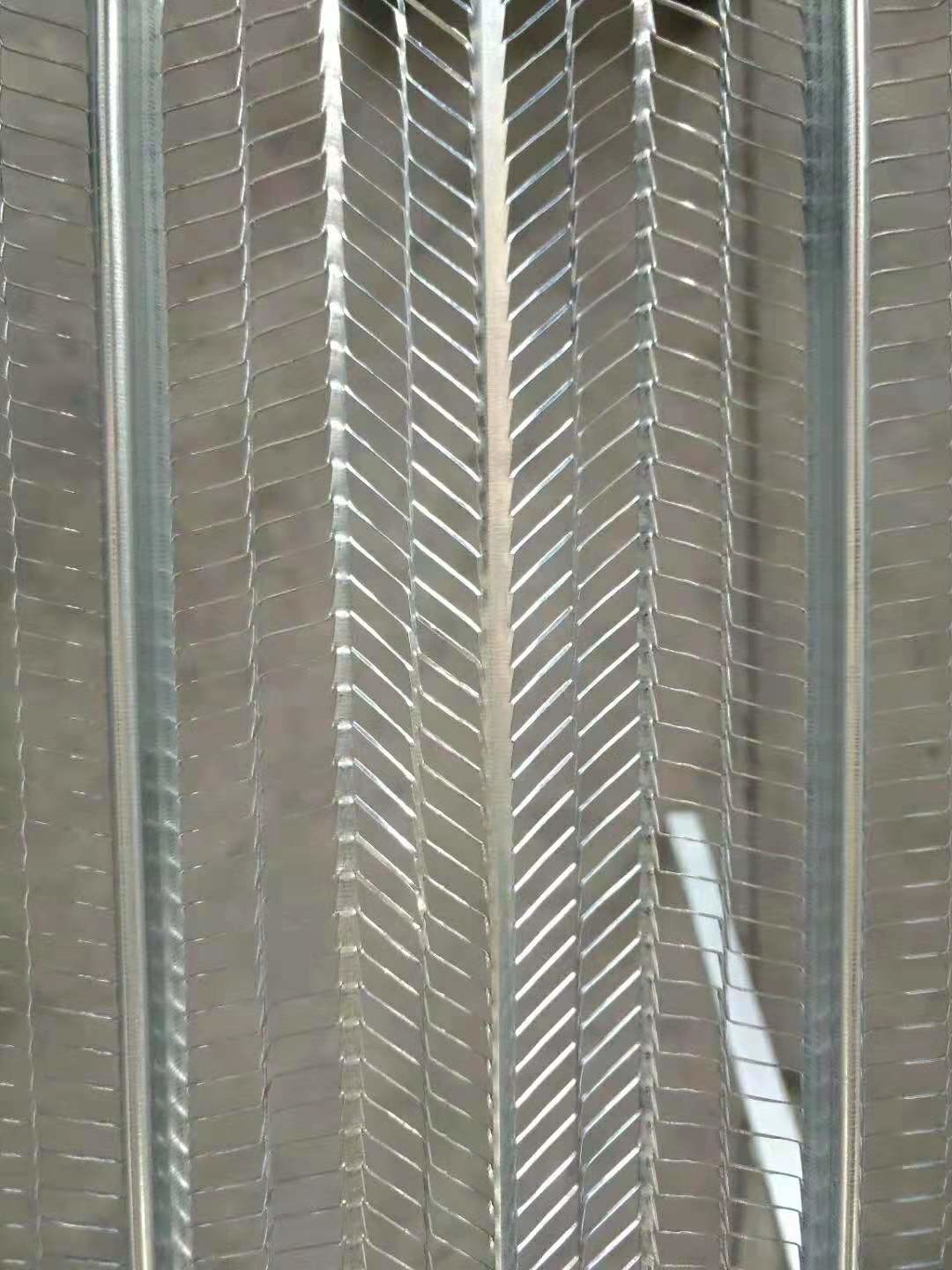 Galvanized Rib Lath Mesh For Plaster Walls / Galvanised Metal Mesh Lath