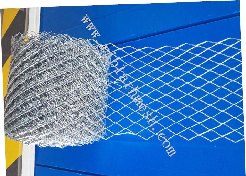 380g/M2 10cm Width Galvanized Brick Wall Mesh 11m Length 48 Rolls / Carton