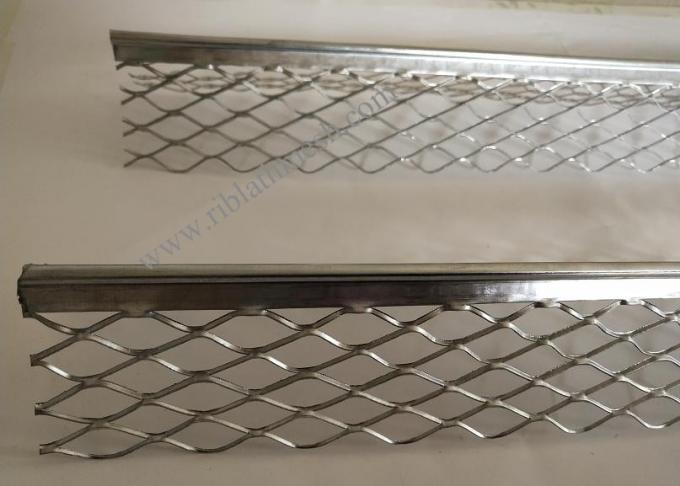 2.7m Length Galvanized Plaster Angle Bead Diamond Mesh 5cm Wings