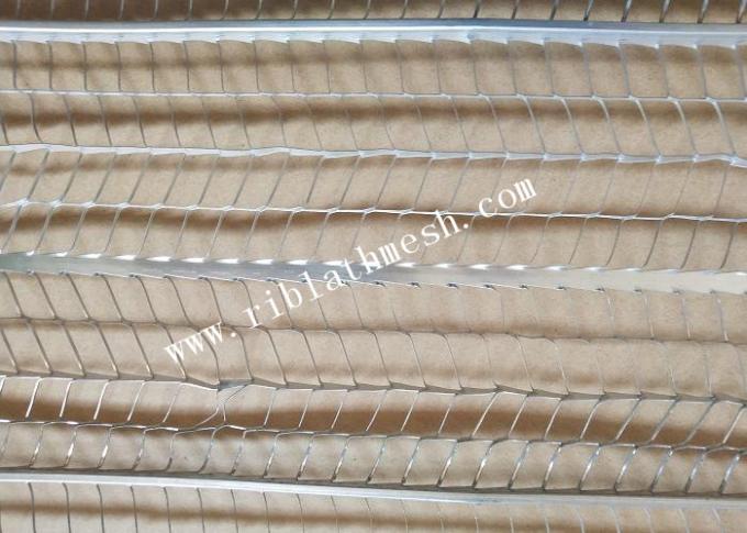 610mm Width Galvanized Expanded Metal Lath Mesh 2.13m Length