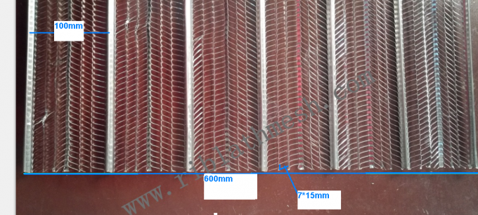 2.2m Galvanized Width 600mm Width Wire Mesh Lath For Construction JF0706