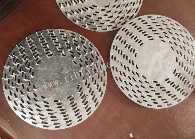 9" Diameter Round Stainless Steel Nail Plates Easy To Press Timber 1.2m ...