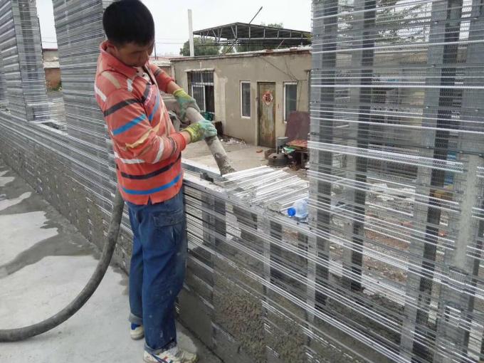 Construction Expanded Metal Rib Lath Galvanized Steel Formwork 8mm Height