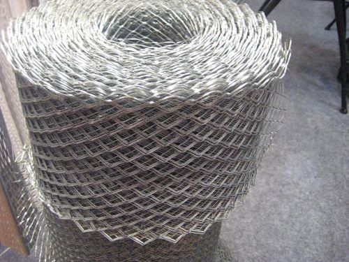 0.35mm Expanded Metal Lath Coil , Brick Reinforcement Mesh 50-200M Per Roll